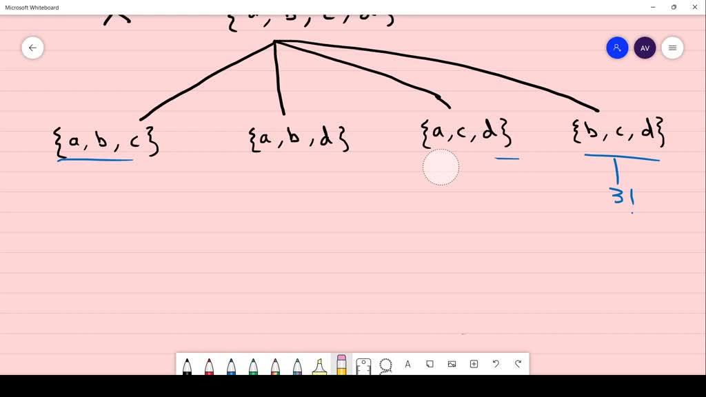 SOLVED:Let X={a, b, c, d}. Show the relationship between the 3 -permutations and the 3 ...