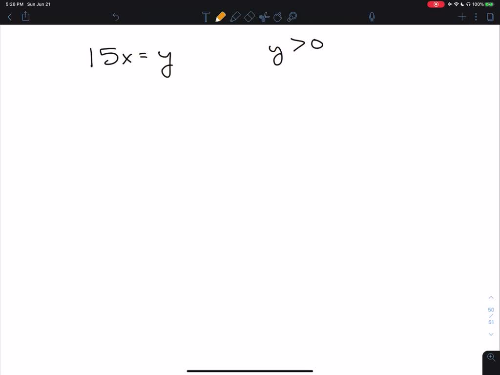 SOLVED:Suppose y is a positive integer. Determine whether x is positive ...