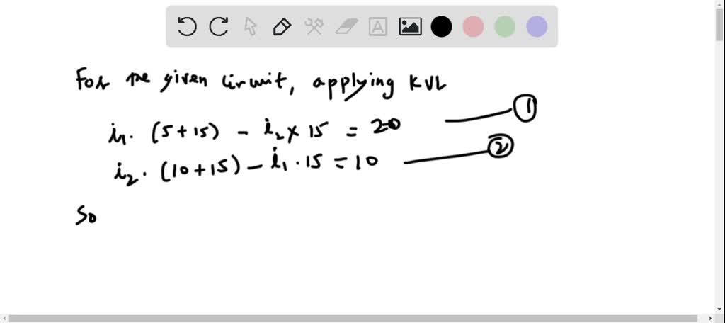 Solve for the power delivered to the 15-Ωresistor and for the mesh ...