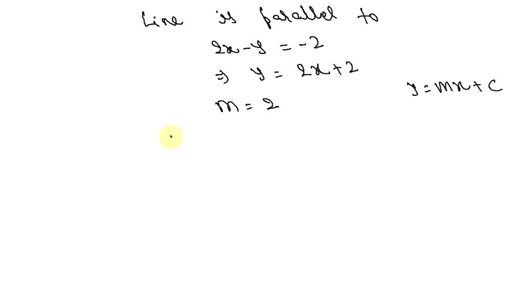 SOLVED Find An Equation For The Line With The Given Properties Express