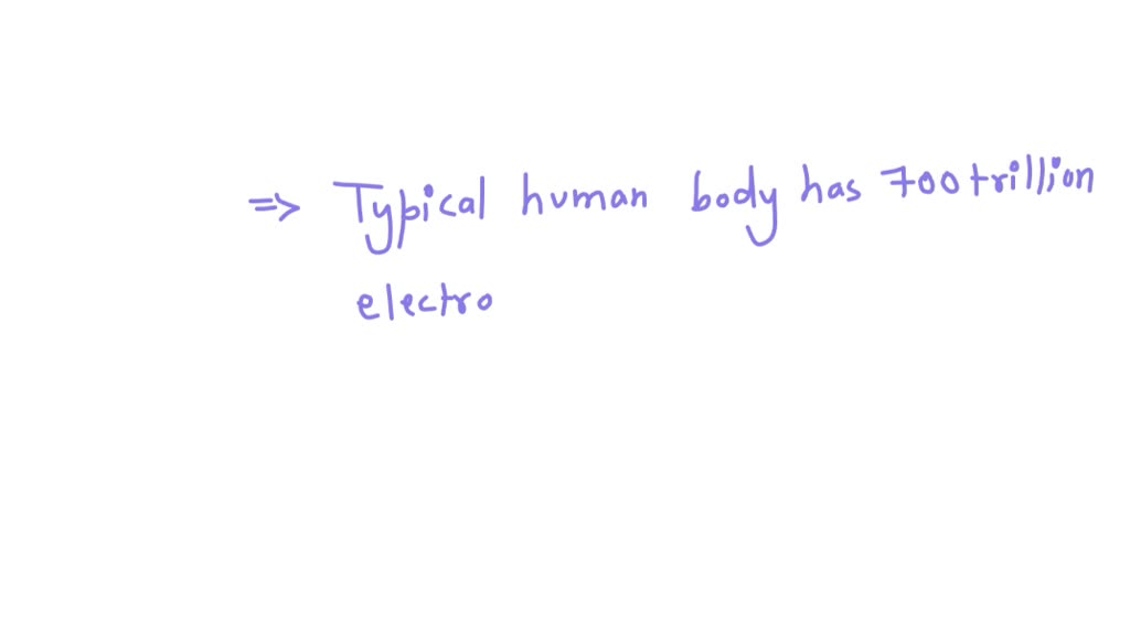SOLVED:Approximately how many electrons are in your body? What is the ...