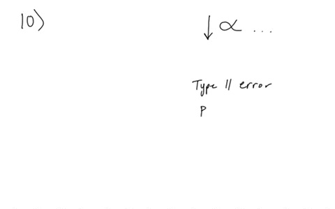 SOLVED:Choosing a smaller level of significance, that is, a smaller α ...