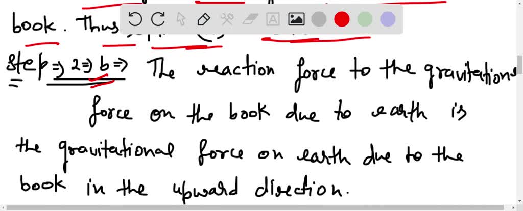 SOLVED:A book is sitting on a horizontal surface. (a) There is (are) (1 ...