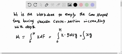 ⏩SOLVED:A cone-shaped tank has a cross-sectional area that increases ...
