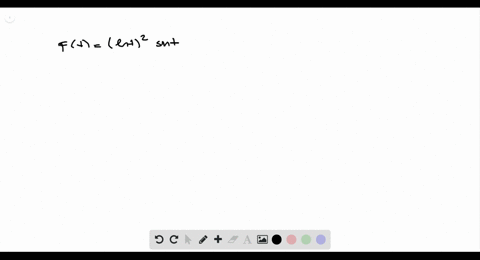 SOLVED:Differentiate the function. F(t) = (\ln t)^2 \sin t