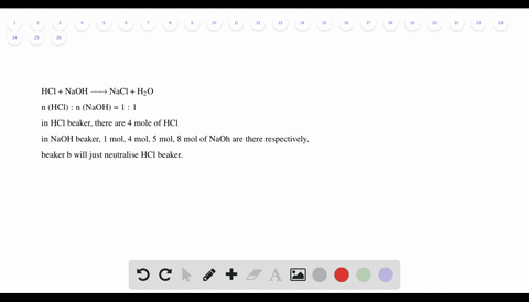 SOLVED:A hydrochloric acid solution will neutralize a sodium hydroxide ...