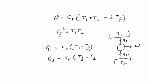 Two identical finite bodies of constant volume and of constant heat capacity at constant volume ...