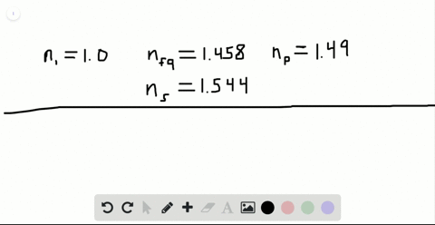 For light of wavelength 589 nm, calculate the critical angles for the ...