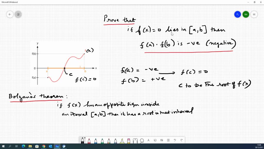 SOLVED:A precondition for the root () solver to work is that f(a) and f(b) must have opposite ...