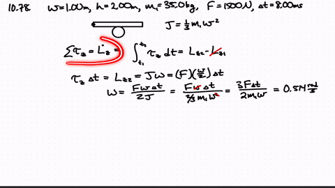 SOLVED:A 5.00-kg ball is dropped from a height of 12.0 m above one end of a uniform bar that ...