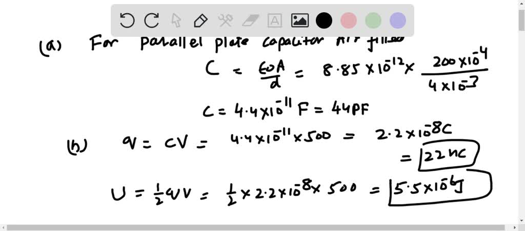 ⏩SOLVED:A laboratory capacitor consists of two parallel conducting ...