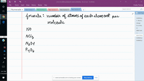 SOLVED:What does a chemical formula represent? Determine the ratio of ...