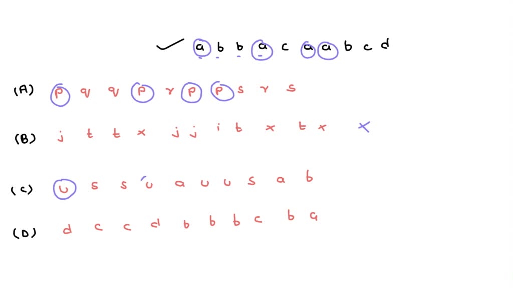 ⏩solvedusing Mono Alphabetic Substitution A String A B B A C A A B Numerade