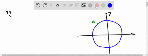 SOLVED:Use the circle shown in the rectangular coordinate system to solve. Find two angles, in ...