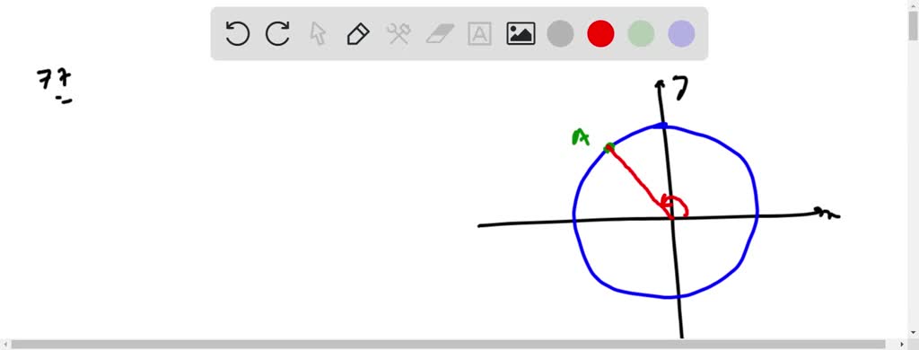 ⏩SOLVED:Use the circle shown in the rectangular coordinate system to… | Numerade