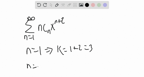 SOLVED:Use a substitution to shift the summation index so that the ...