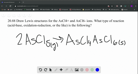 SOLVED:Draw Lewis structures for the AsCl 4^+ and AsCl6- ions. What ...