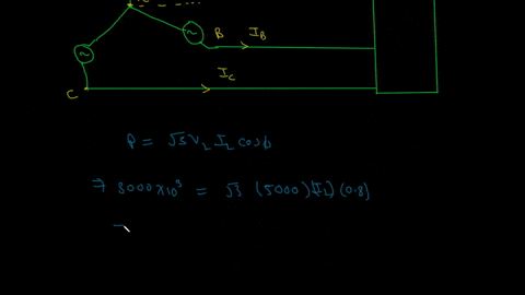 Calculate the active and reactive components of the current in each ...