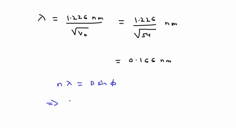 SOLVED:Show that in Davisson and Germer's experiment with 54 eV ...
