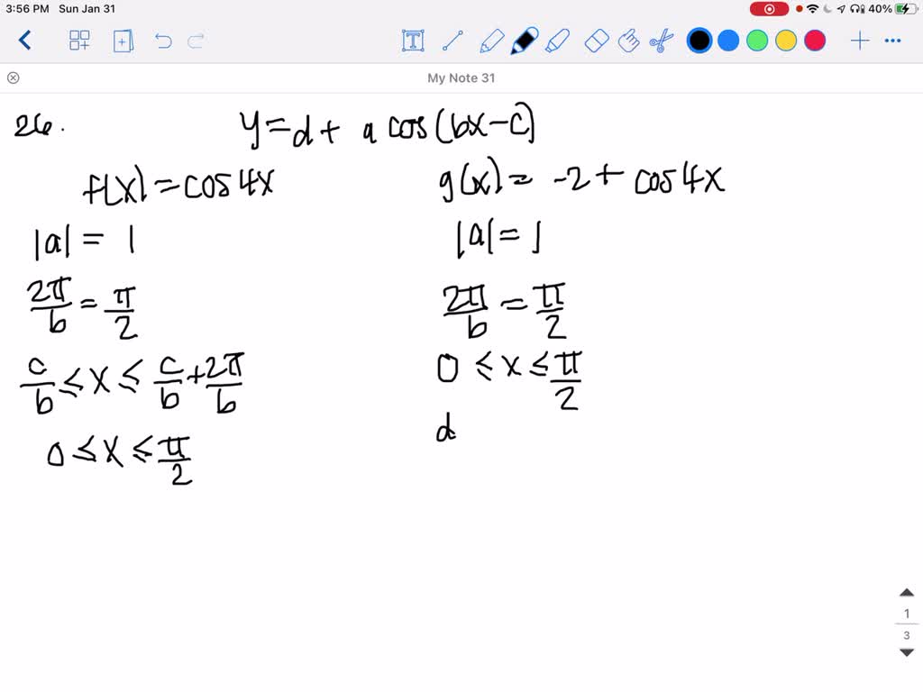 SOLVED: Describing the Relationship Between Graphs, describe the ...