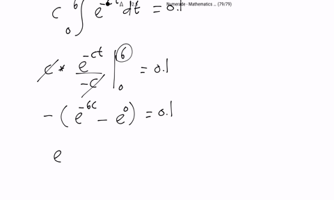 SOLVED:The probability of a transistor failing between t=a months and t=b months is given by c ∫ ...