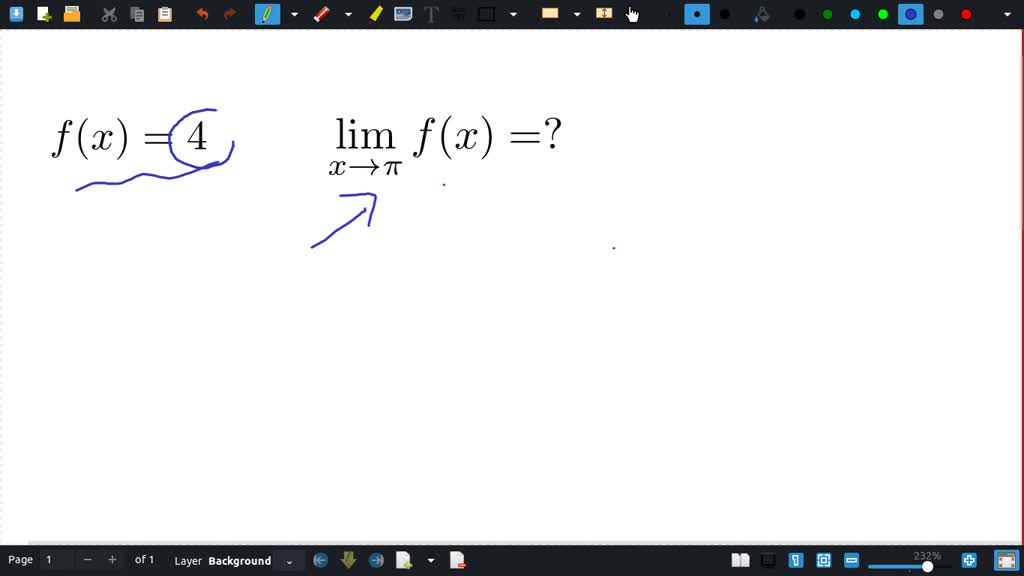 ⏩SOLVED:What is the limit of f(x)=4 as x approaches π? | Numerade