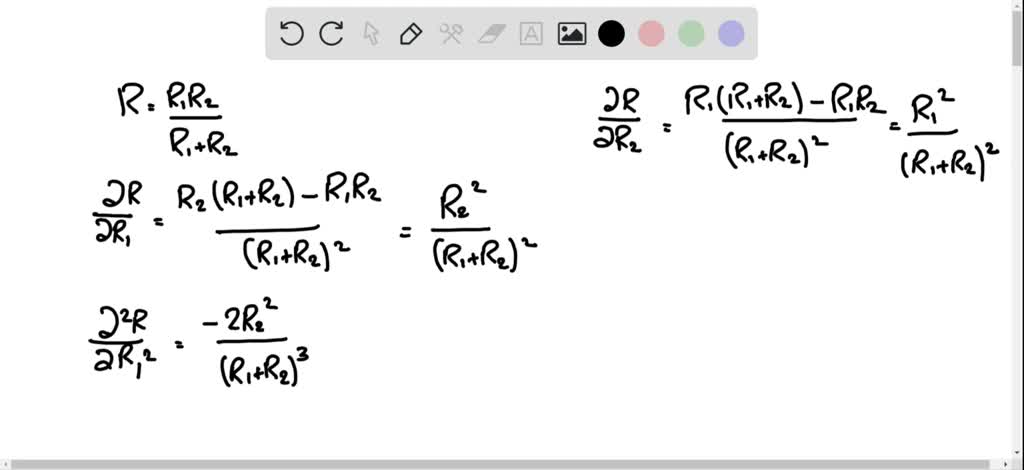 SOLVED:When two resistors having resistances R1 ohms and R2 ohms are ...