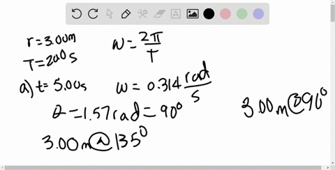 A Particle at Constant Speed A particle P travels with...