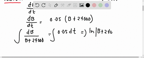 SOLVED:A bank account earns 5 % annual interest, compounded ...