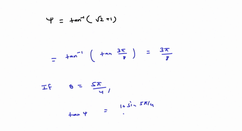 SOLVED:Determine the angles at which the straight line θ=π/ 4 ...