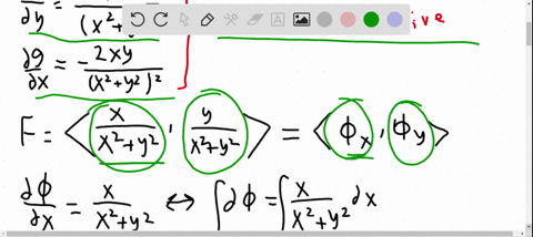 SOLVED:Finding potential functions Determine whether the following vector fields are ...