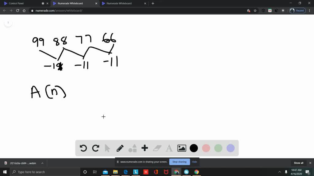 ⏩SOLVED:Write a recursive formula for each sequence. 99,88,77,66 ...