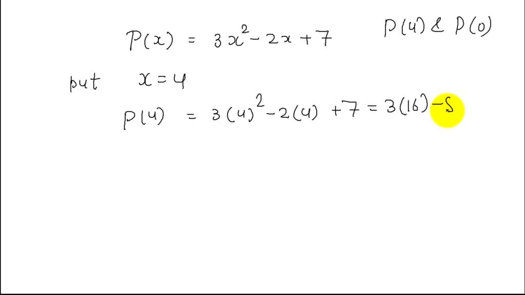 SOLVED P x x 3 2 x 7 5