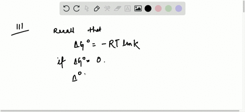 SOLVED:If Δr G^∘=0 for a reaction, it must also be true that (a) K=0 ...