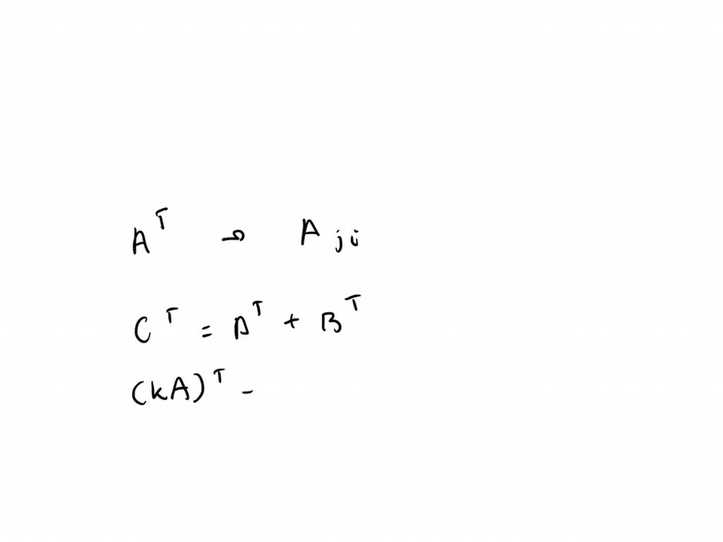 ⏩SOLVED:Are the following operators linear? Find the transpose;… | Numerade