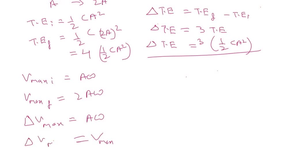 SOLVED:The amplitude of a system moving in simple harmonic motion is doubled. Determine the ...