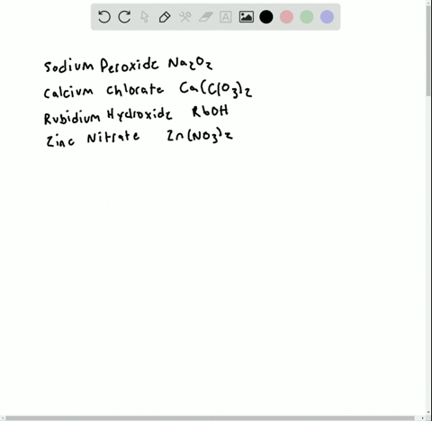 SOLVED:Write the formula for each of the following substances. a ...