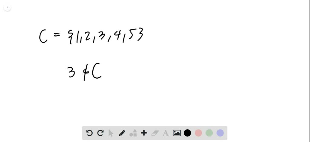 SOLVED:Using the sets A, B, C, and N, determine whether each statement is true or false. Explain ...