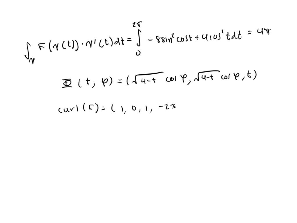 Verify Stokes' theorem using the following vector fields and surfaces ...