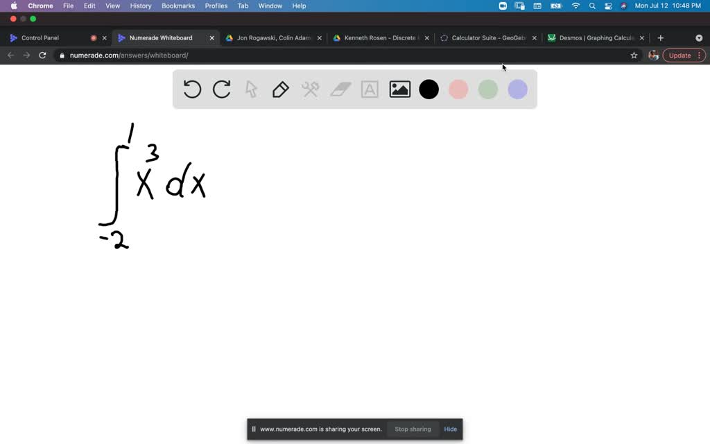 SOLVED:Determine the sign of the integral without calculating it. Dran' a graph if necessary: ∫ ...