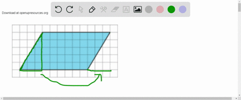 ⏩SOLVED:a. Decompose and rearrange this parallelogram to make a… | Numerade