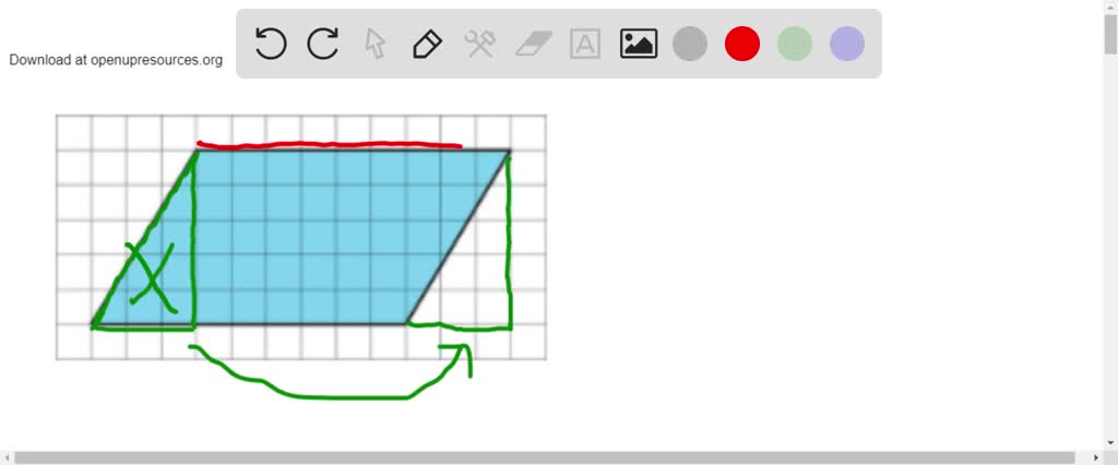 ⏩SOLVED:a. Decompose and rearrange this parallelogram to make a… | Numerade