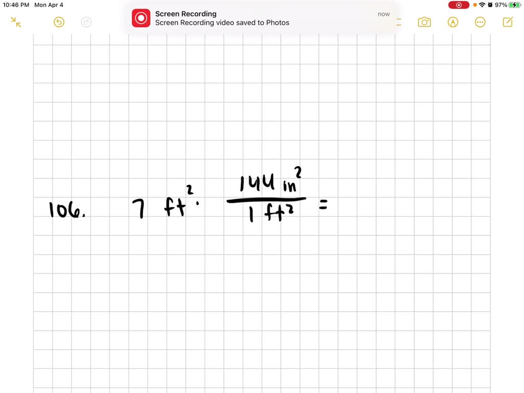 ⏩SOLVED:Convert the units of area by using multiple factors of the… | Numerade