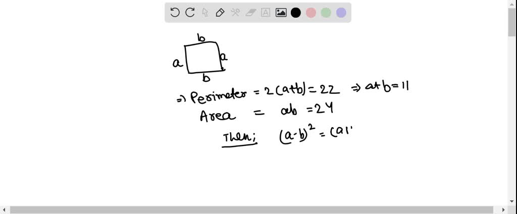 Find the dimensions of a rectangle whose perimeter is 22 feet and whose ...