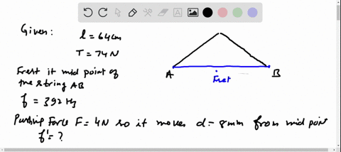 SOLVED: A guitar player can change the frequency of a string by ...