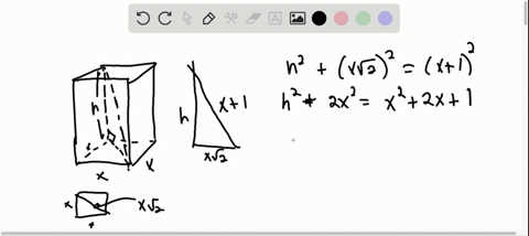 SOLVED:Volume of a Box A rectangular box with a volume of 2√(2) ft^3 ...