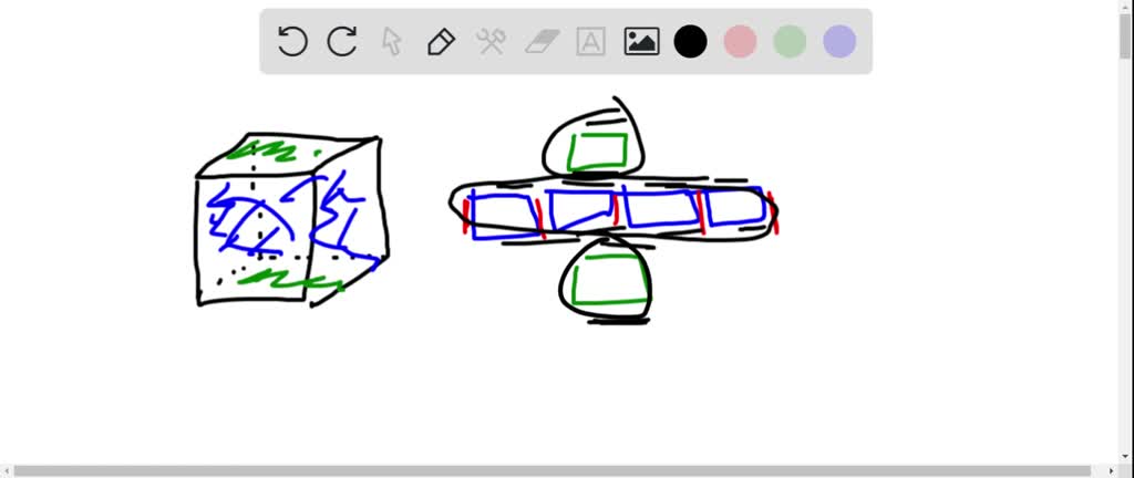 SOLVED:A net is a two-dimensional pattern that you can cut and fold to ...