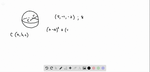 SOLVED:In Exercises 13-16, write an equation for the sphere with the ...