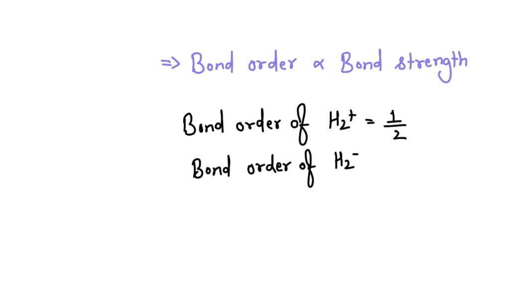 Which of the following are predicted by the molecular orbital model to ...