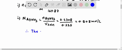 SOLVED:Calculate each of the following quantities: (a) Molarity of the solution resulting from ...